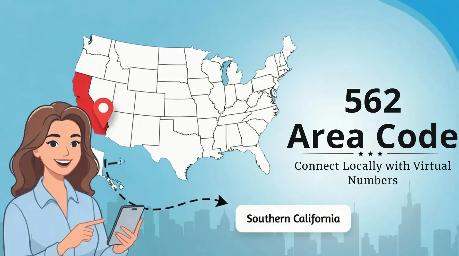 562 Area Code: Business Solutions with Virtual Numbers